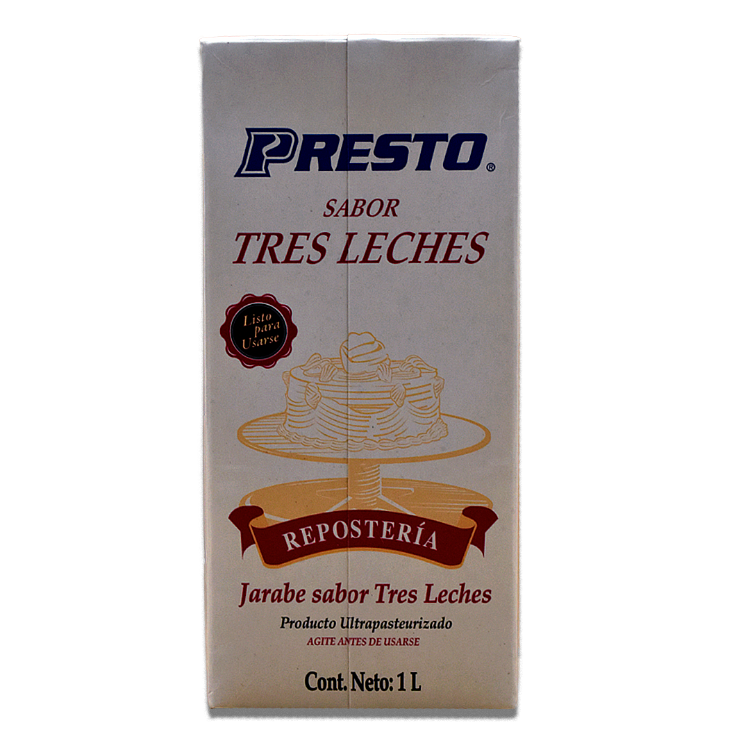 Jarabe Tres Leches Presto Rich 1 Lt – La Concha